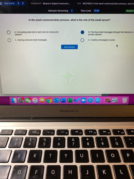 Solved = Task 6 of 32 Assignment: Module 8 Digital | Chegg.com