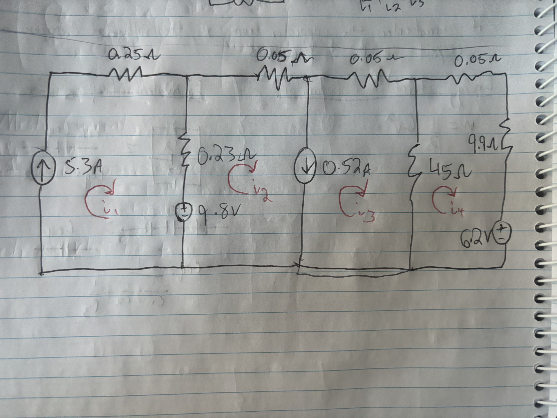 Solved Find voltages and current of each component | Chegg.com