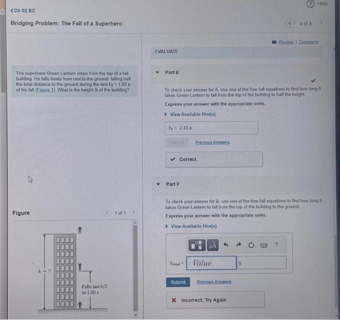 Solved Bridging Problem: The Fall of a Superhero The | Chegg.com