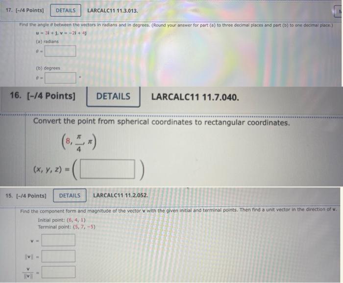 Solved 17. [-14 Points) DETAILS LARCALC11 11.3.013. Find the | Chegg.com Solved 17. [-14 Points) DETAILS LARCALC11 11.3.013. Find the | Chegg.com