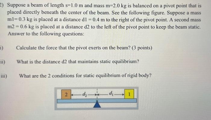 Solved 3) A 4 m cube is submerged so that only 1 m is above | Chegg.com