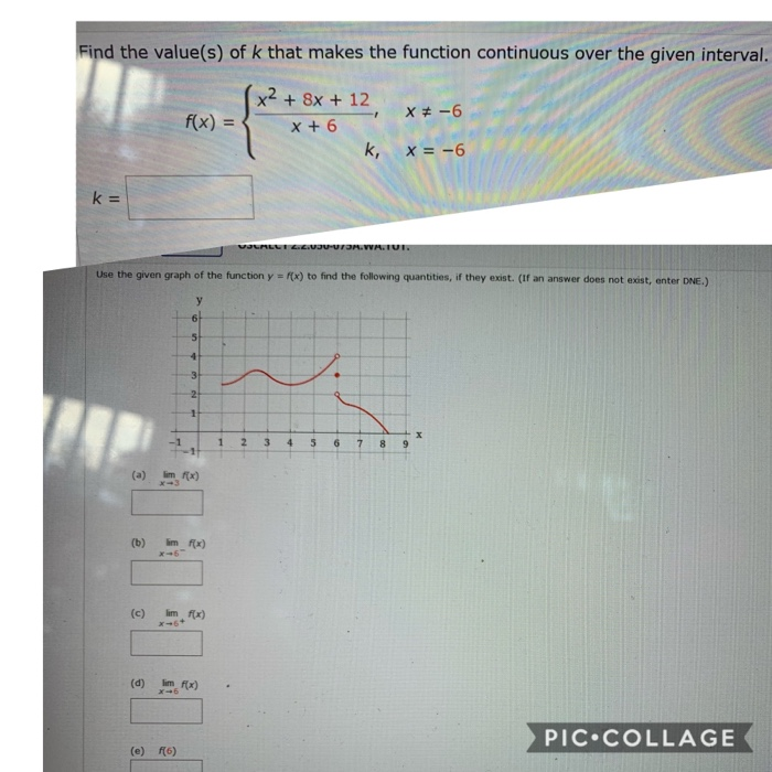 Solved Find the value(s) of k that makes the function | Chegg.com