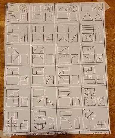 Solved sketch missing lines in all viewsDRAVAIP5RAGIOUS | Chegg.com