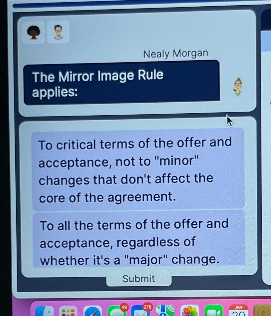 Solved Nealy MorganThe Mirror Image Rule applies:To critical | Chegg.com