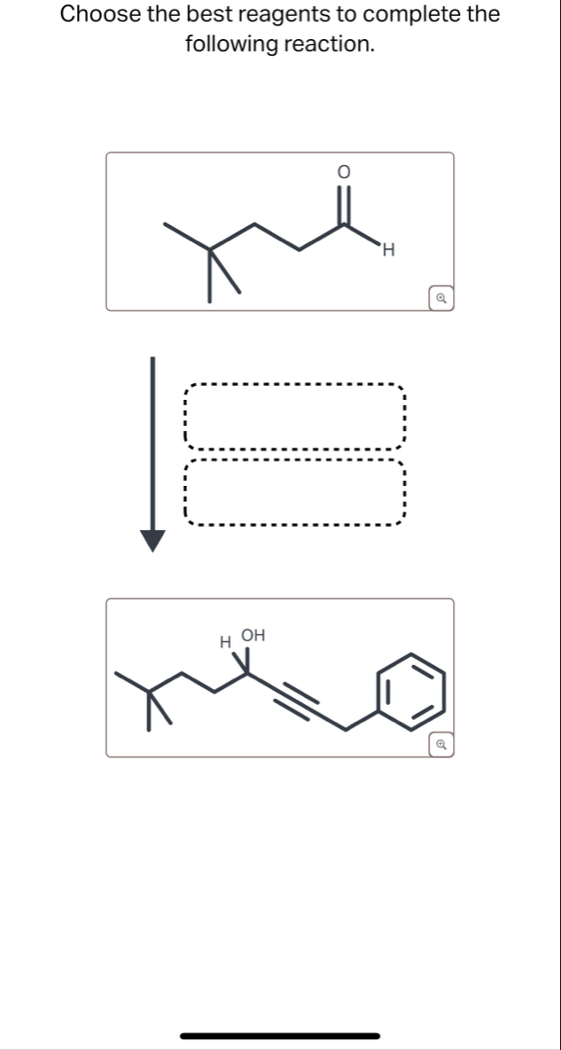 Choose the best reagents to complete the following | Chegg.com