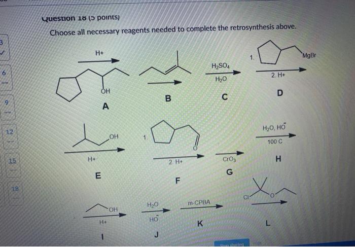 Solved Retro Synthesis Propose a synthetic scheme for the | Chegg.com