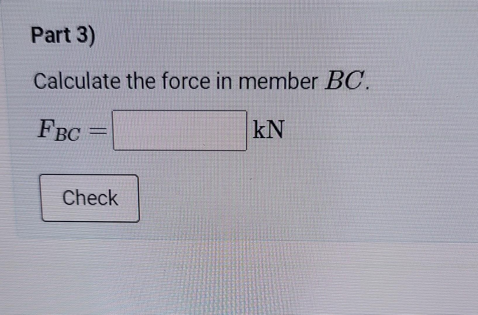 Solved Use the force method to determine the force in member | Chegg.com