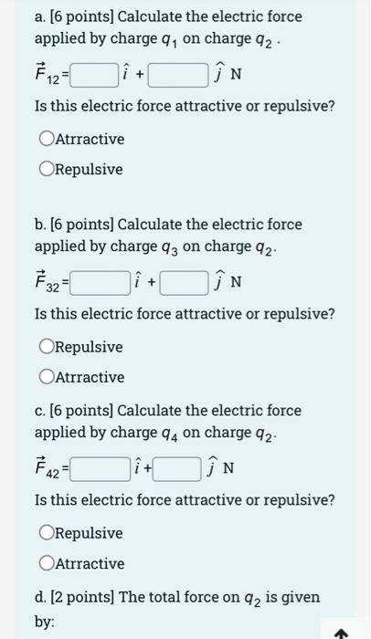 Solved Problem 2. [20 points] Four-point charges are located | Chegg.com