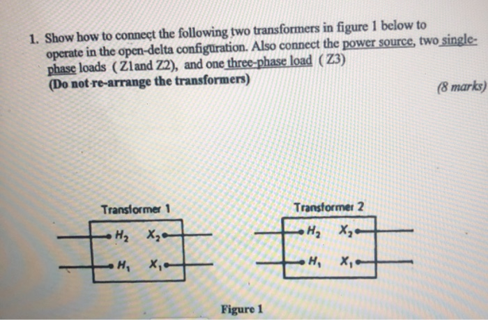 Solved P. н. х. н х, B. н. н. X. 1. Show how to connect | Chegg.com