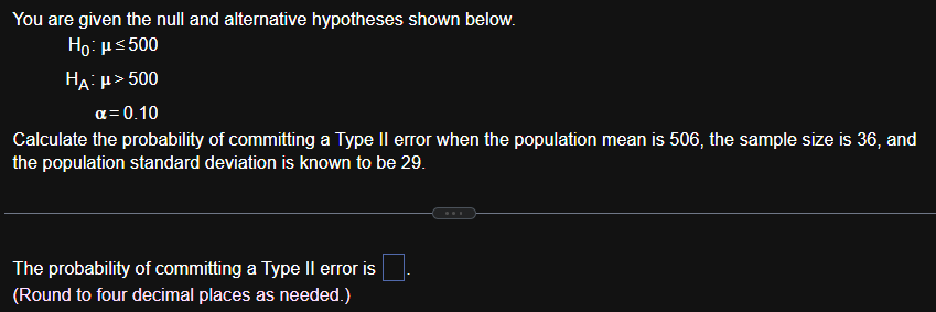 Solved You are given the null and alternative hypotheses | Chegg.com