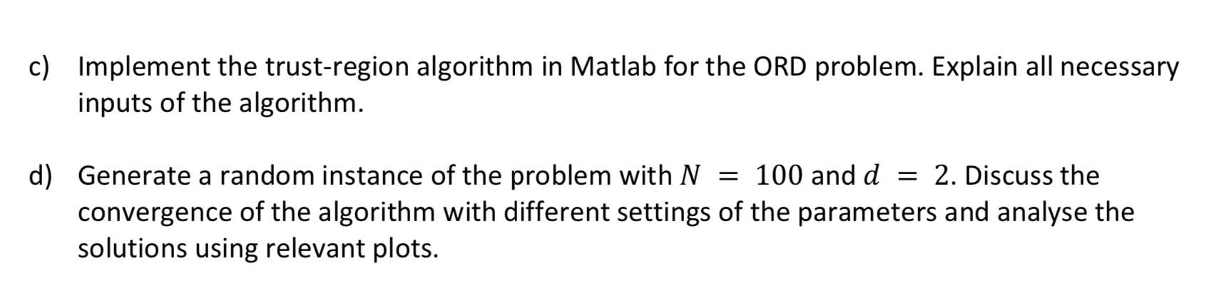 Solved Consider the orthogonal distance regression (ODR) | Chegg.com