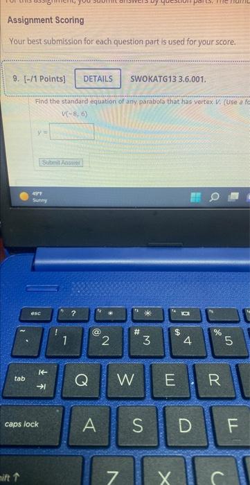 Solved Assignment Scoring Your best submission for each | Chegg.com