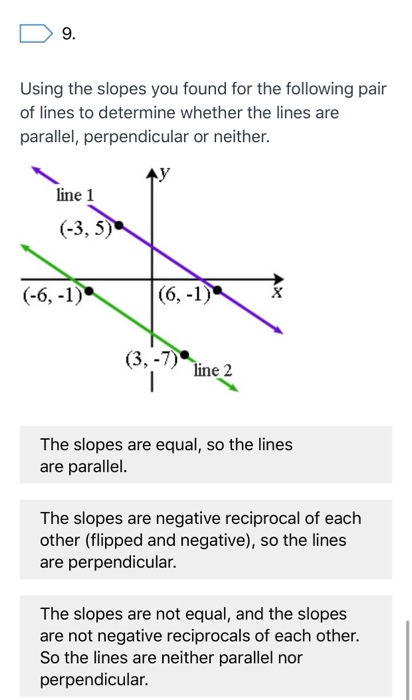 Solved Find the slope of line 1 (the purple line) in the | Chegg.com