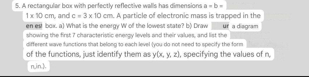 Solved A rectangular box with perfectly reflective walls has | Chegg.com