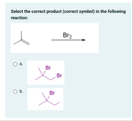 Solved Select the correct product (correct symbol) ﻿in the | Chegg.com