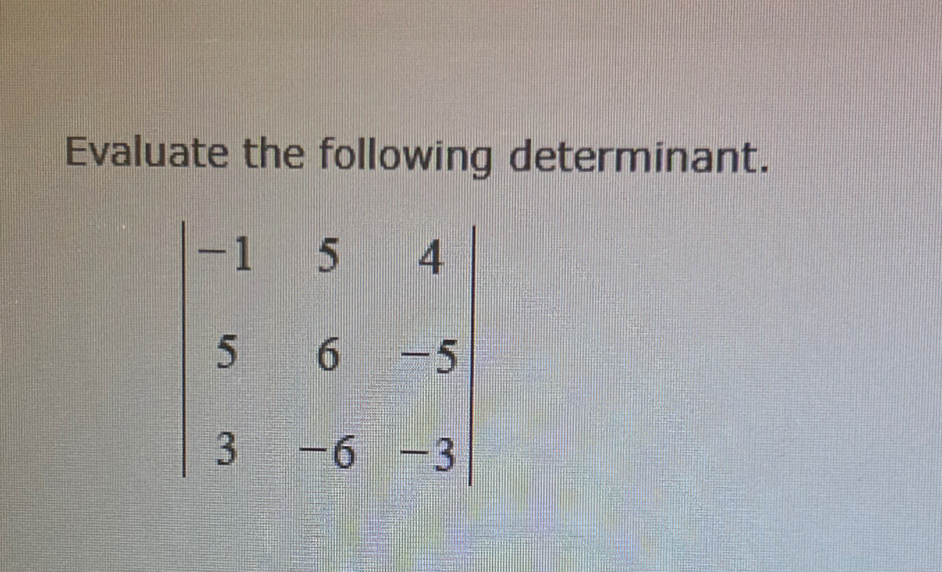 Solved Evaluate the following | Chegg.com