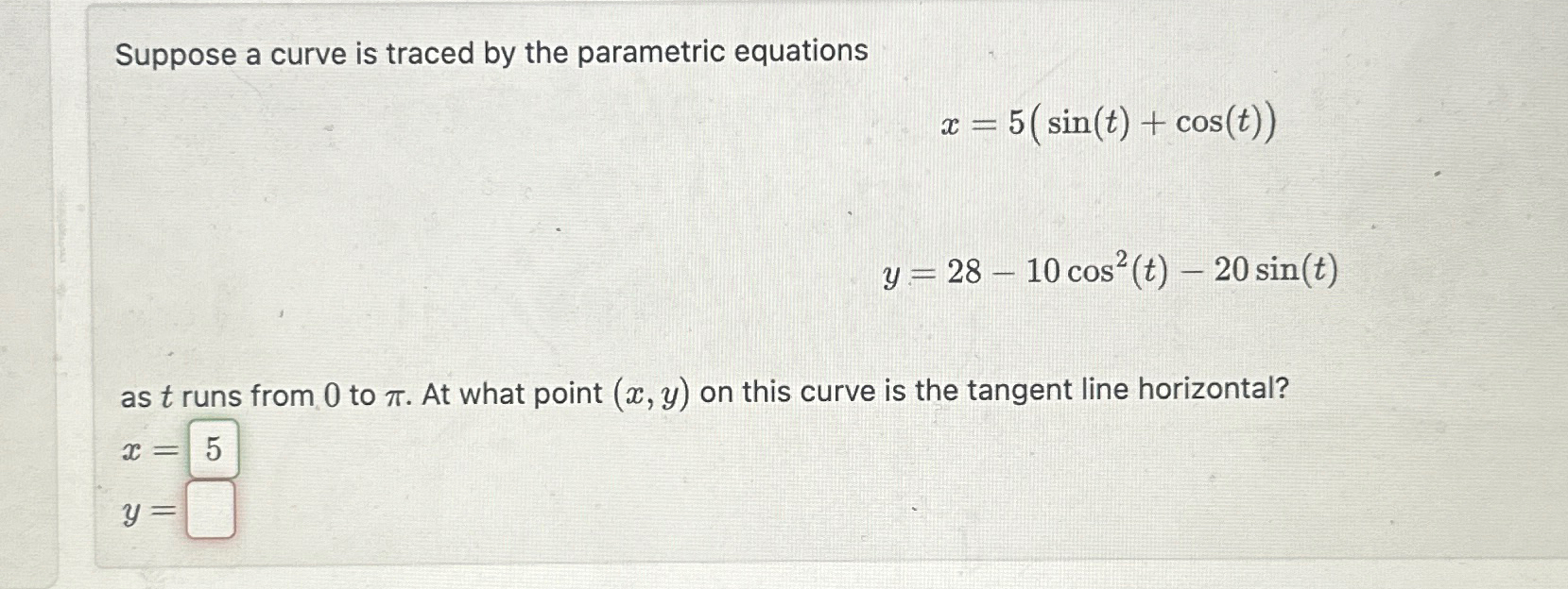 Solved Suppose a curve is traced by the parametric | Chegg.com