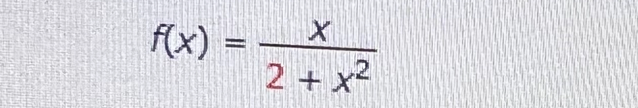 Solved Find the local maxima and minina f(x)=x2+x2 | Chegg.com