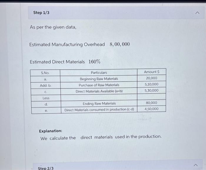 Solved need help figuring out proper calculations driven by | Chegg.com