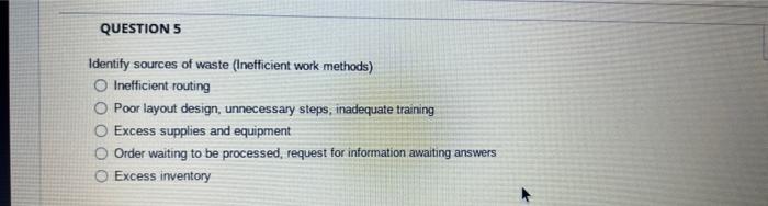 QUESTION 4 Choose the best answer. Planning Service | Chegg.com