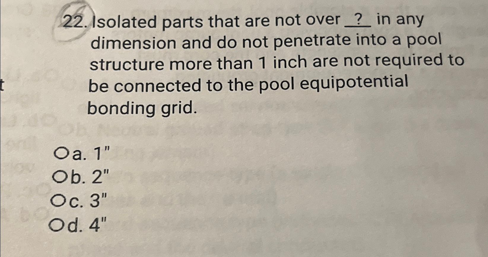 Solved solated parts that are not over ? ﻿in any dimension | Chegg.com