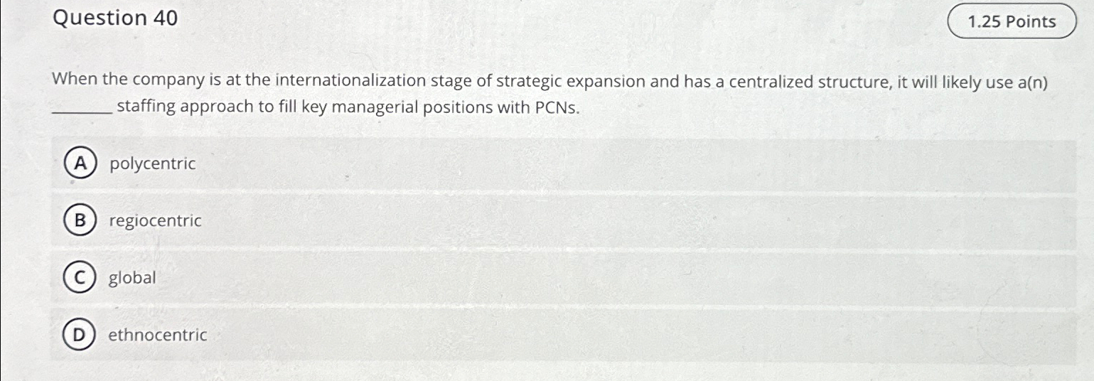 Solved Question 40When the company is at the | Chegg.com