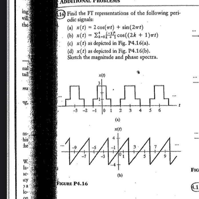 Solved (b) Figure P4. 1818) An LTI system has the impulse | Chegg.com