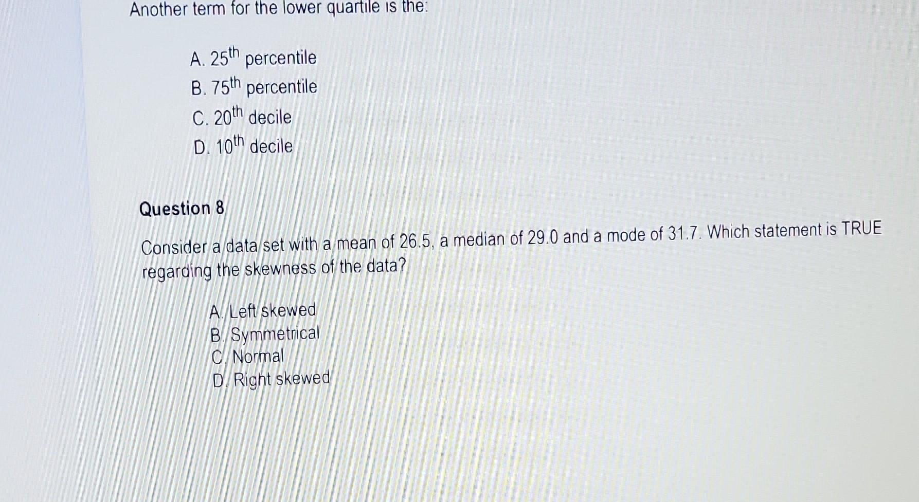 Solved Questions 9 - 12 refer to the problem below. The | Chegg.com