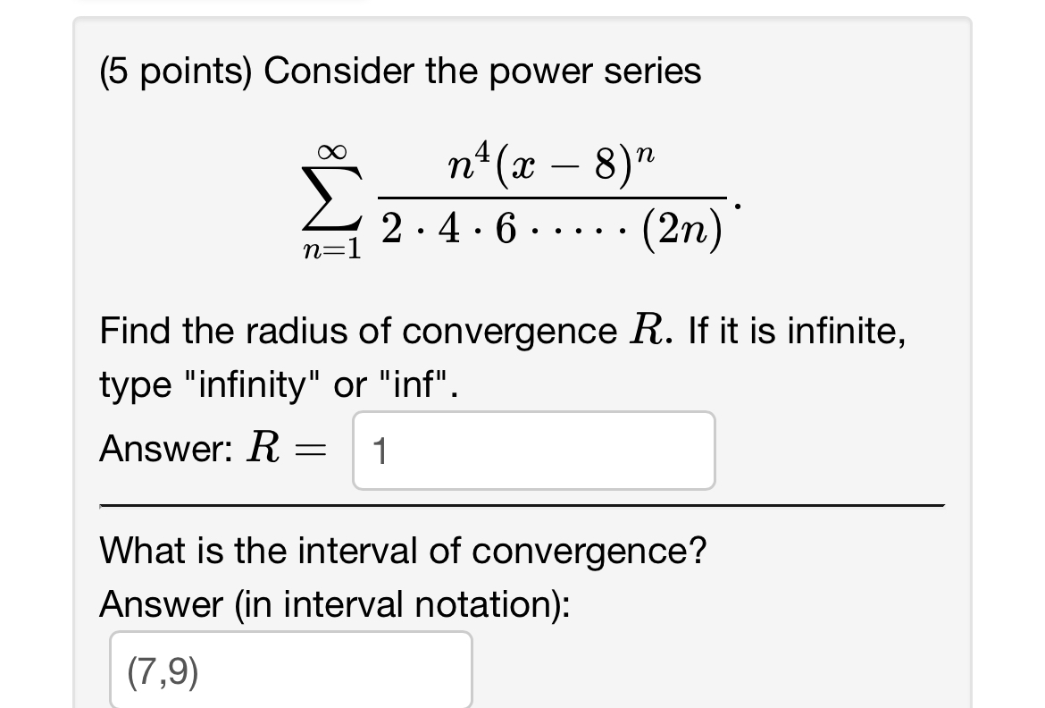 Solved 5 ﻿points ﻿consider The Power