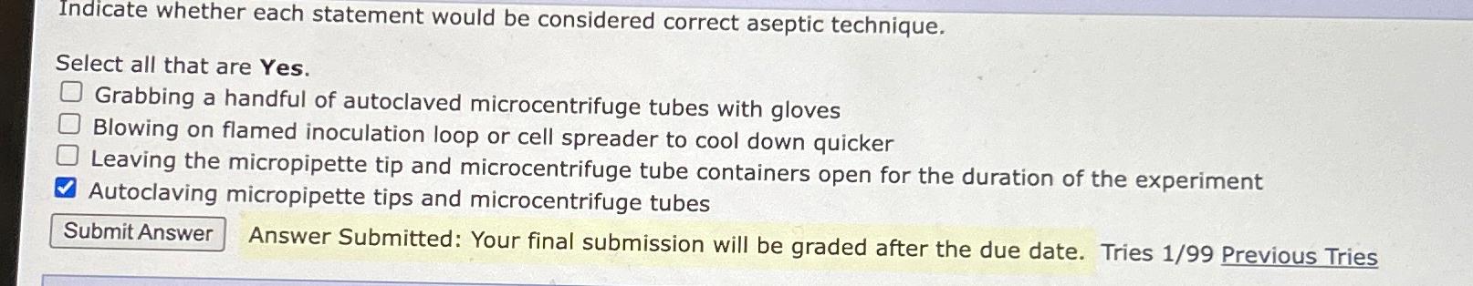 Solved Indicate whether each statement would be considered | Chegg.com
