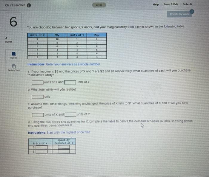 Solved Du TDD Ch 7 Exercises Saved Help Save & Exit Submit | Chegg.com