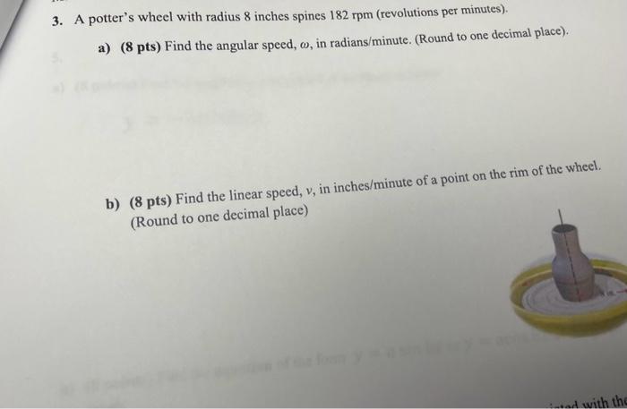 Solved 6. (16 points) Graph one period of the function | Chegg.com
