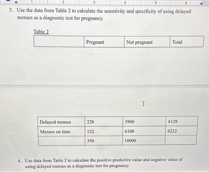 Solved 3. Use the data from Table 2 to calculate the | Chegg.com