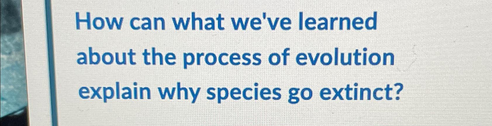 Solved How can what we've learned about the process of | Chegg.com