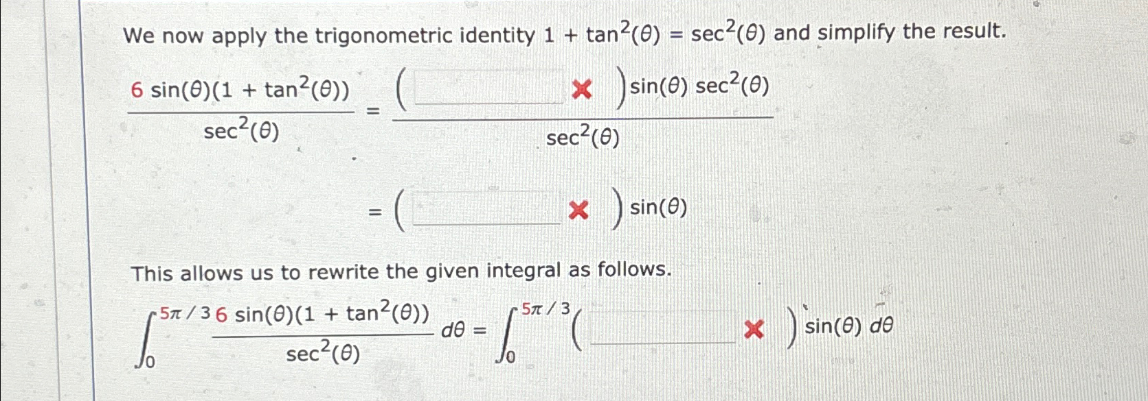 Solved We now apply the trigonometric identity | Chegg.com