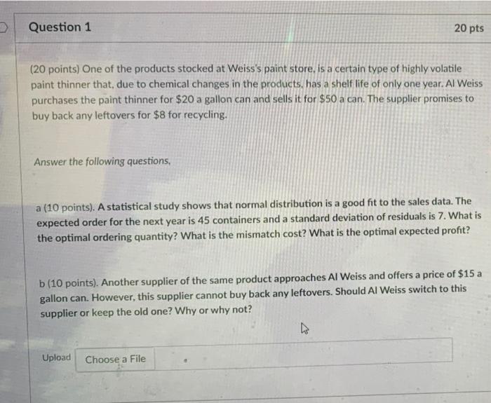 Solved please help me answer question number 1 it is due at | Chegg.com