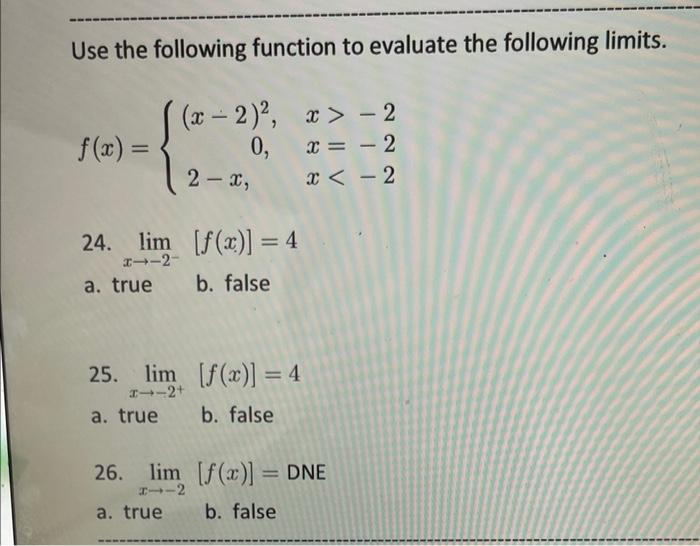 Solved Use the following function to evaluate the following | Chegg.com
