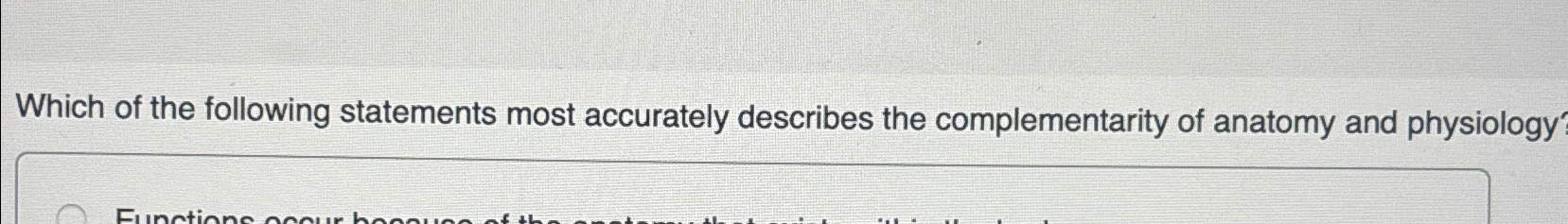 Solved Which of the following statements most accurately | Chegg.com