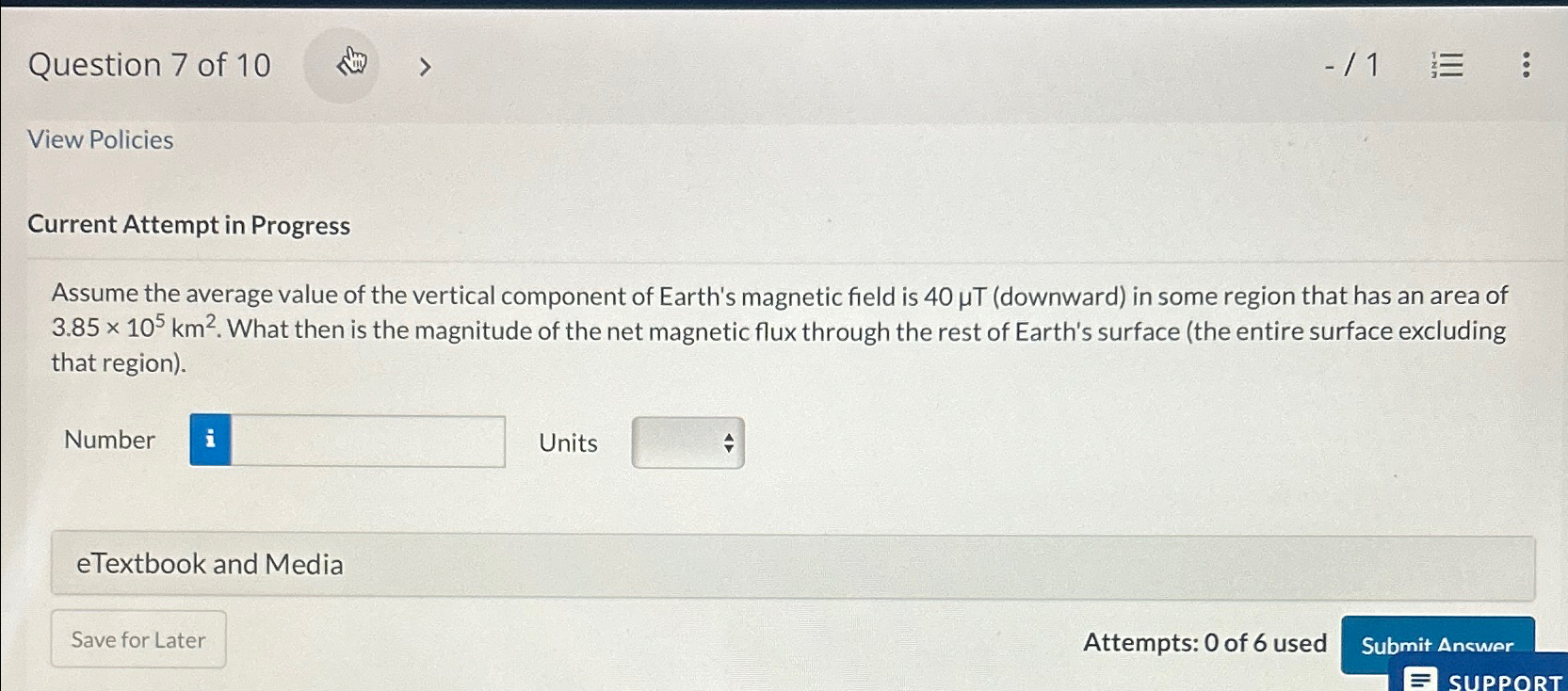 Solved Question 7 ﻿of 10View PoliciesCurrent Attempt in | Chegg.com