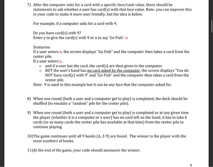 Solved To simulate the deck of 36 cards, and each of the | Chegg.com