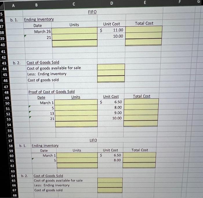 Solved 1 P6.2 Determine cost of goods sold and ending | Chegg.com