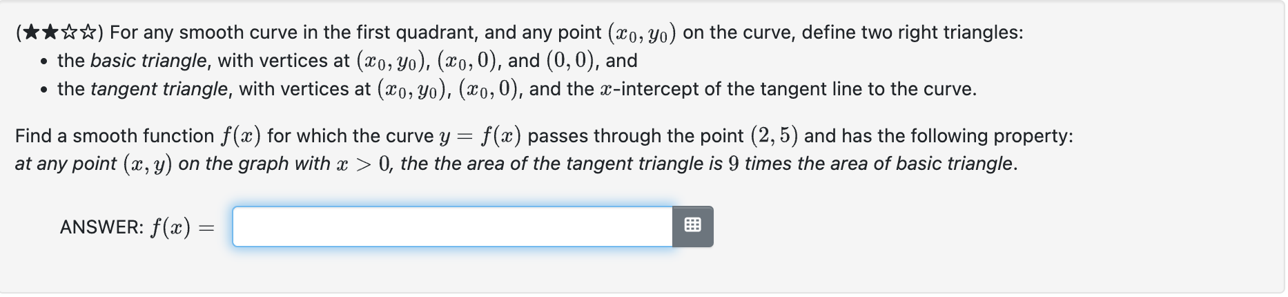 Solved (*********~~) ﻿For any smooth curve in the first | Chegg.com