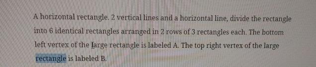 A horizontal rectangle. 2 ﻿vertical lines and a | Chegg.com