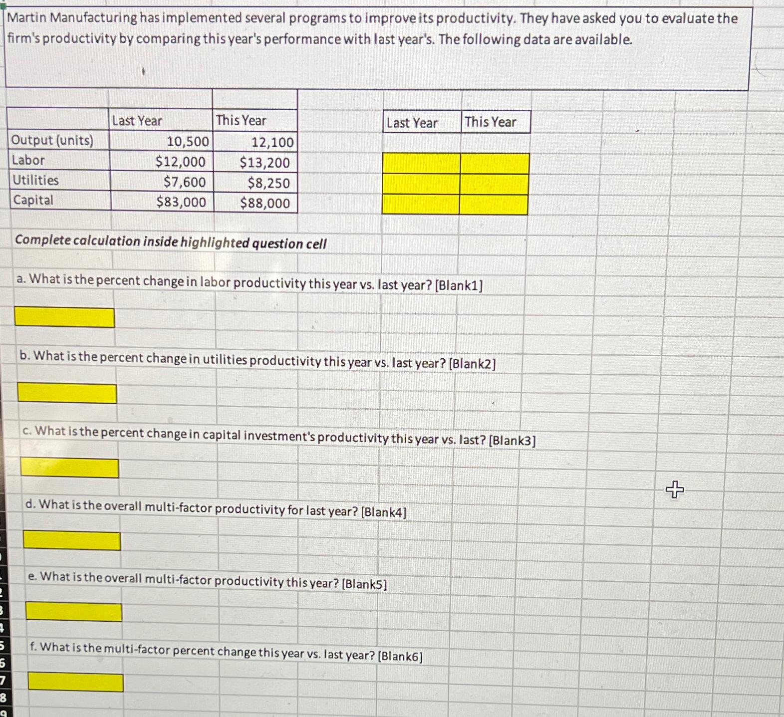 Solved Martin Manufacturing has implemented several programs | Chegg.com