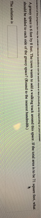 Solved movement of the progress bar may be uneven because | Chegg.com