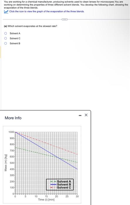Solved You are working for a chemical manufacturer, | Chegg.com