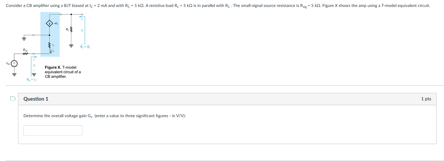 Solved Question 11 ﻿ptsDetermine the overall voltage gain | Chegg.com