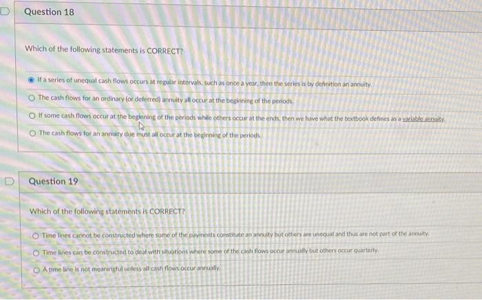Solved Which of the following statements is CORRECT? If a | Chegg.com