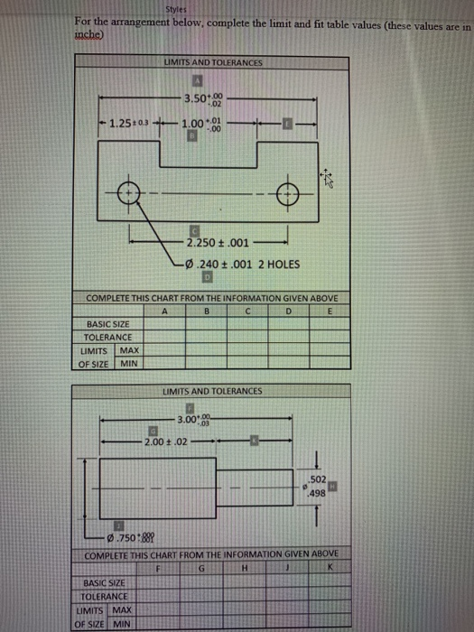 Solved For the arrangement below, complete the limit and fit | Chegg.com