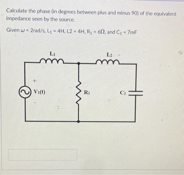 Solved Calculate the magnitude of the equivalent impedance | Chegg.com